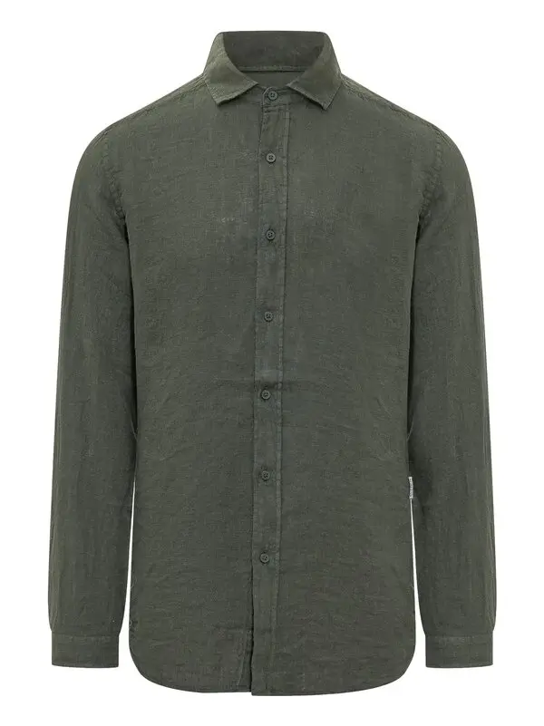 Sundek Long Sleeve Mini Shirt - Pine