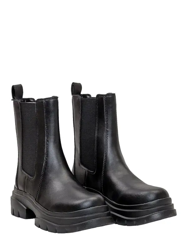 Steve Madden Hethe Ankle Boots - Black