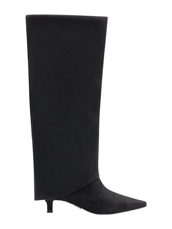Steve Madden Kitten Heel Ankle Boots Alti Style - Blk