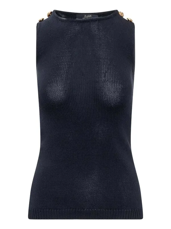 THE SEAFARER Mini Sweater - Blu