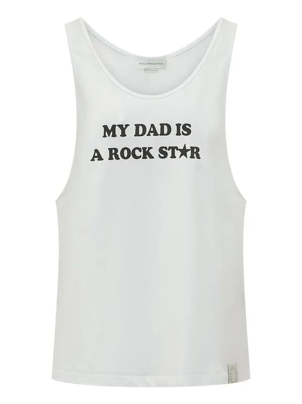 Stella McCartney My Dad Rock T-shirt - Pure White