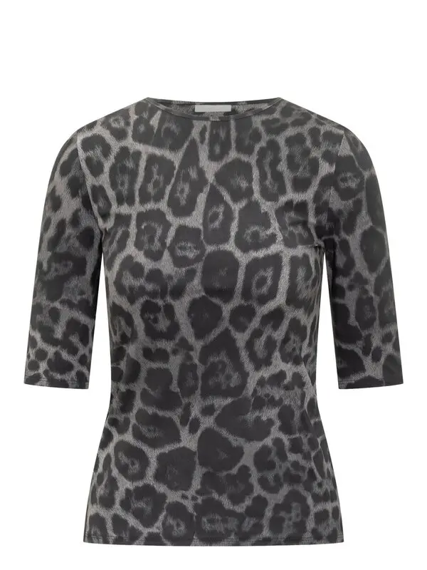 Stella McCartney Leo Paint Top - Ash Grey