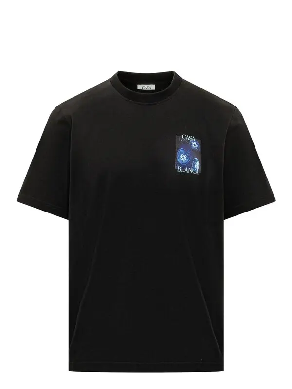 Casablanca Meduse Sportive T-shirt - Black