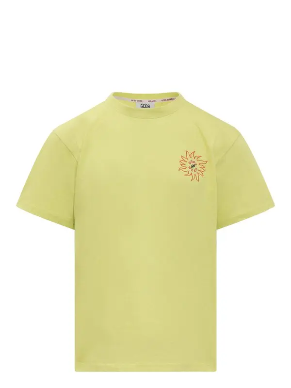 Gcds Surfing Wirdo T-shirt - Lime