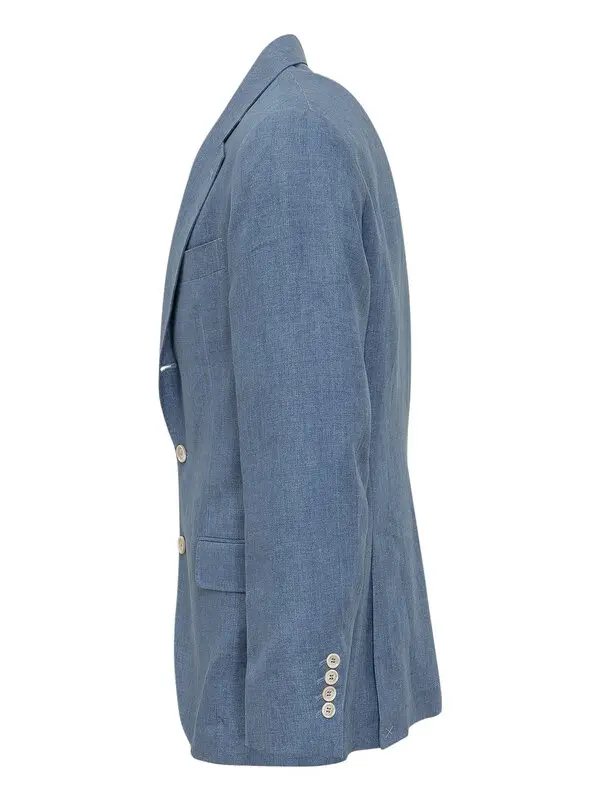 Brunello Cucinelli Sartorial Soft Fabric Blazer - Denim