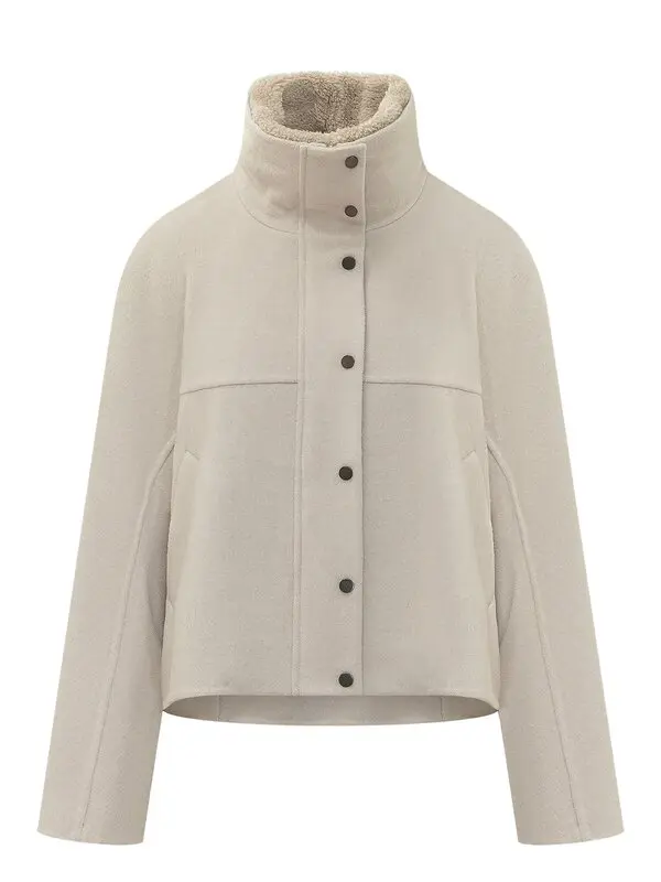 Brunello Cucinelli Tailored Lightweight Jacket - Light Grey