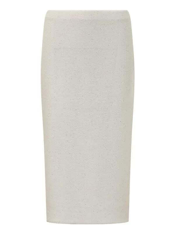 Fabiana Filippi Elegant Mini Skirt - Bianco