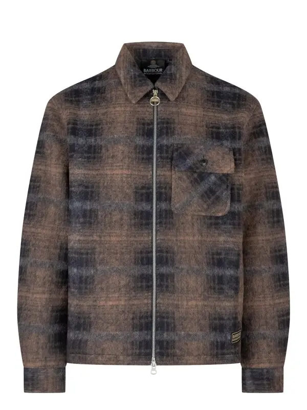 BARBOUR INTERNATIONAL Oswald Fleece Overshirt - Navy