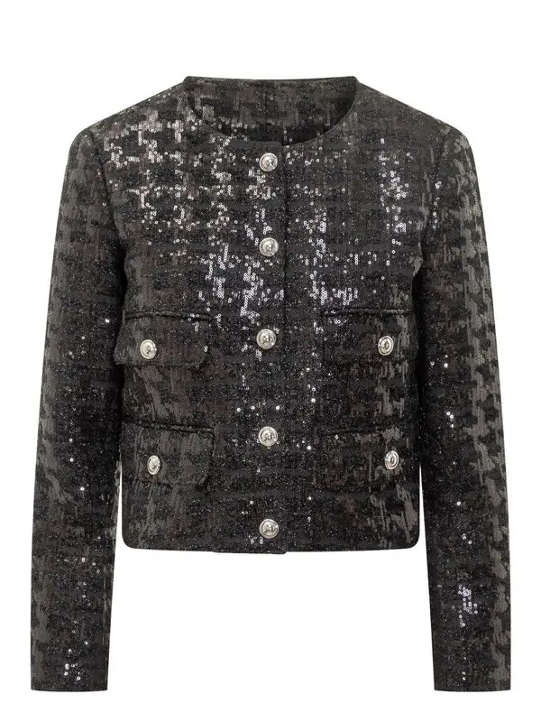 Michael Kors Tweed Blazer - Black