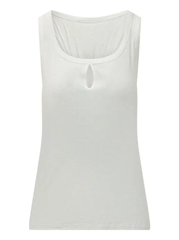 Victoria Beckham Cut-out Tank Top - White