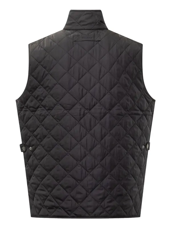 Barbour Quilted Puffer Gilet With Front Pockets - Navy