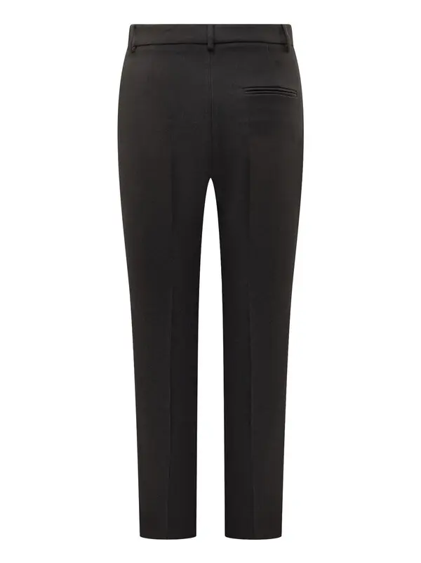 Andamane Chic Cigarette Trousers - Black
