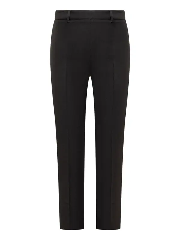 Andamane Chic Cigarette Trousers - Black