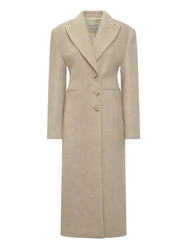 Andamane Long Tailored Jacket - Ivory