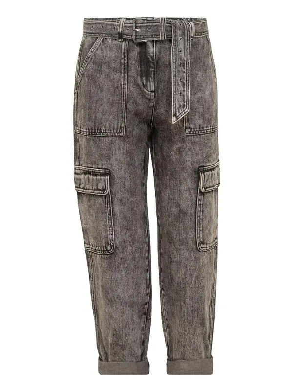 Michael Kors Cotton Cargo Trousers - Black