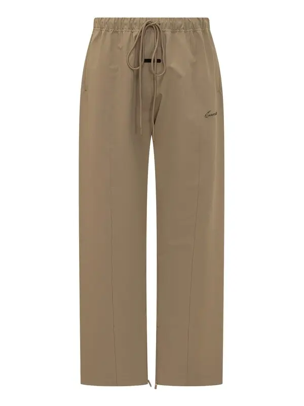 Fear Of God Trousers With Logo - Dune