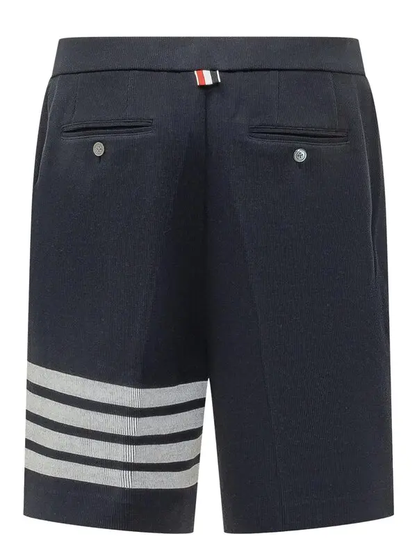 Thom Browne Classic Bermuda Mini Shorts - Navy