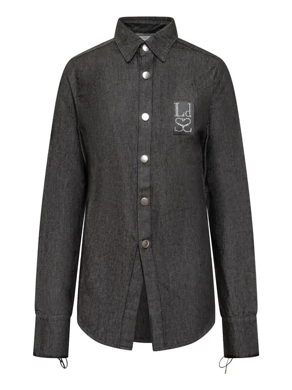 LUDOVIC DE SAINT SERNIN Slim Fit Shirt - Anthracite