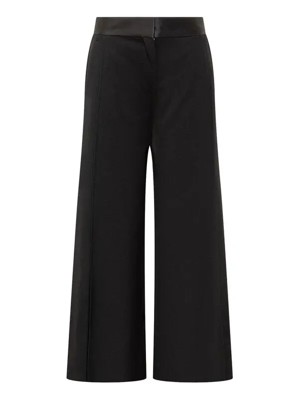 Victoria Beckham Sophisticated Tailored Trousers - Black