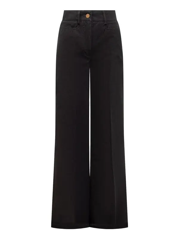 THE SEAFARER Cotton Trousers - Nero