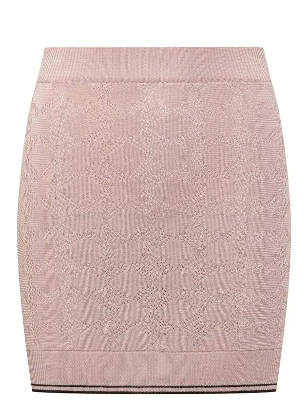 Amiri Mini Skirt - Blush