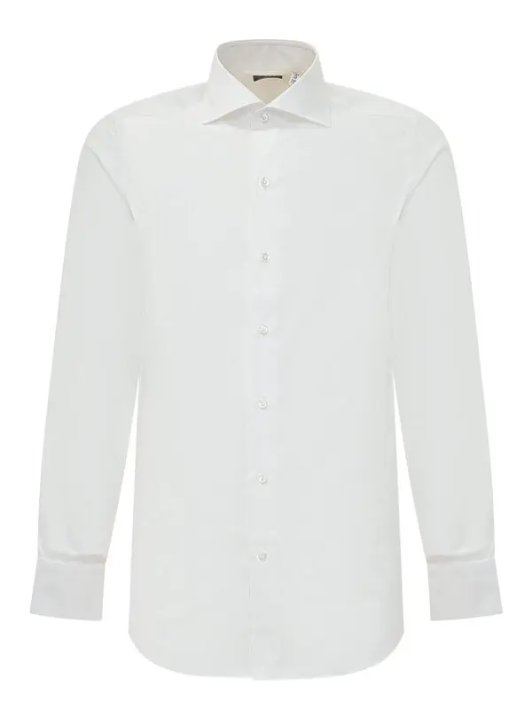 FINAMORE 1925 Elegant Mini Shirt - Bianco
