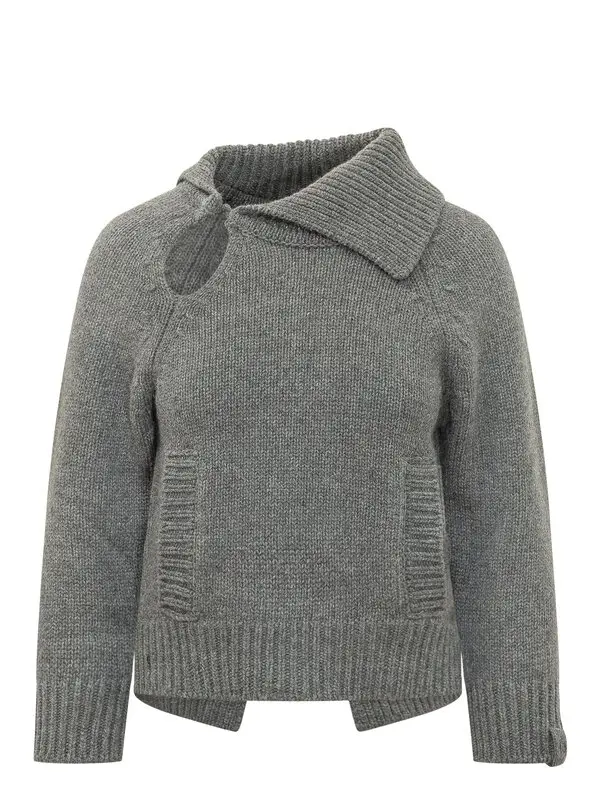 Victoria Beckham Knit Top - Granite