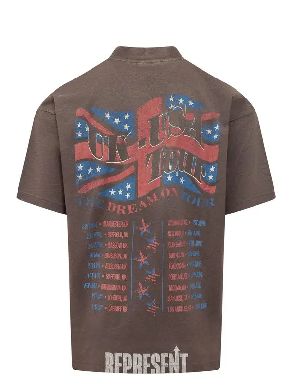 REPRESENT On Tour Graphic T-shirt - Nero