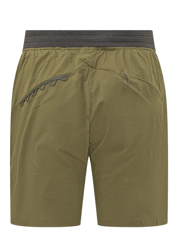 KLATTERMUSEN Technical Shorts With Adjustable Waistband - Olive