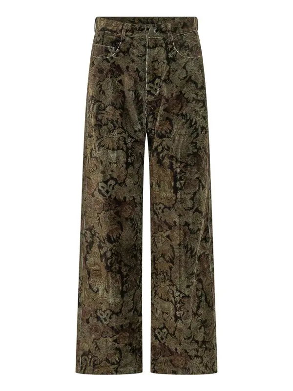 PIERRE-LOUIS MASCIA Gridox Trousers - Marrone