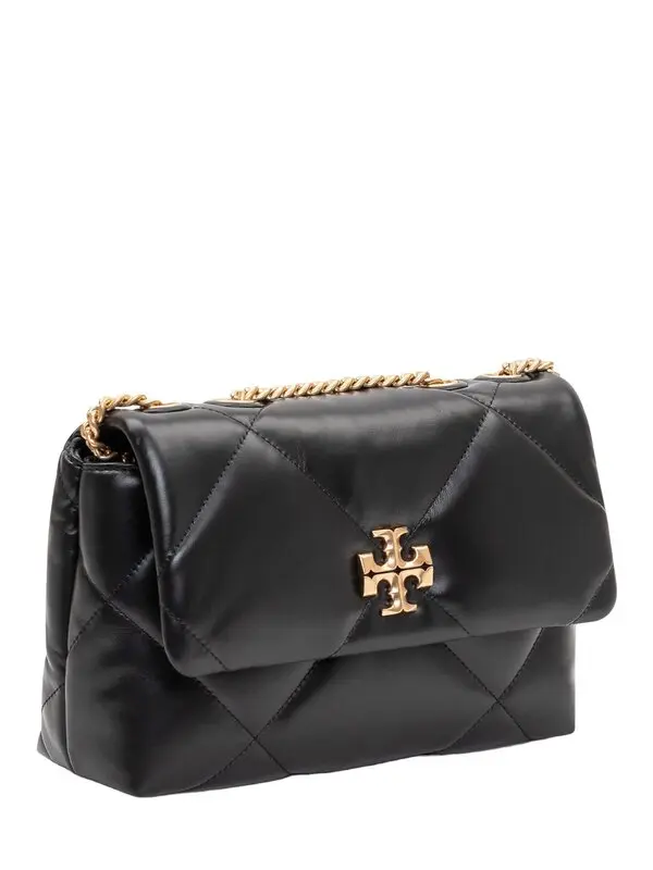 Tory Burch Diamond Quilted Mini Shoulder Bag - Black