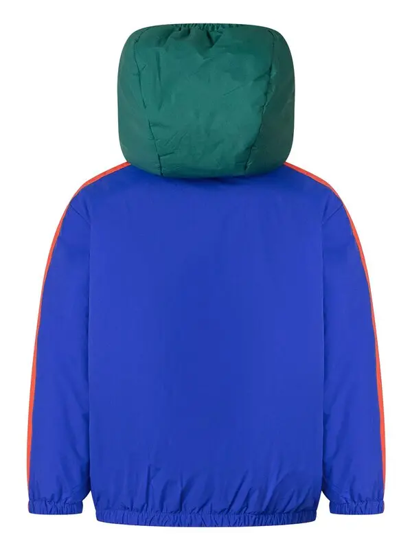BOBO CHOSES Reversible Mini Anorak Jacket With Hood - Multicolor