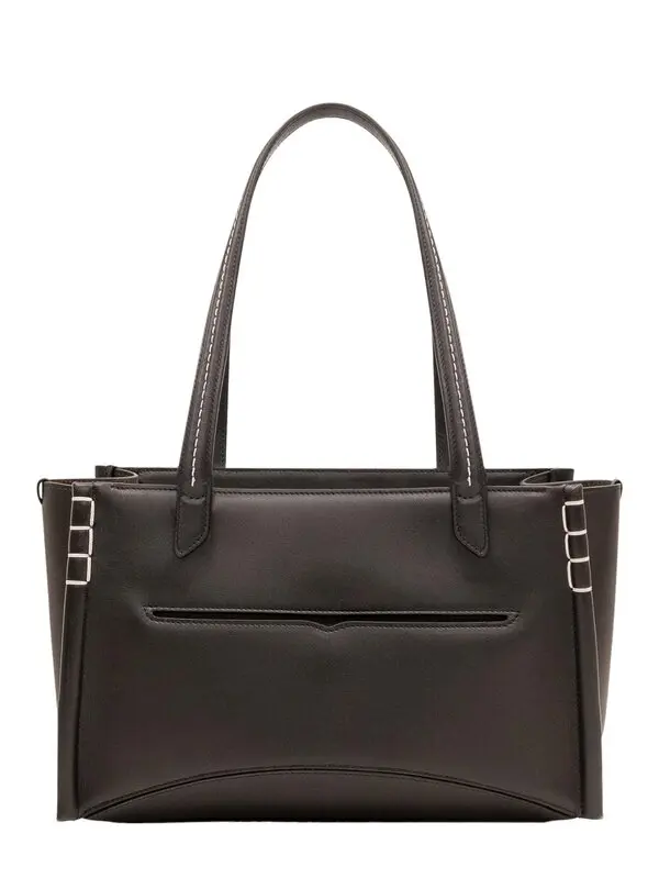 JW Anderson Elongated Loafer Basket Tote - Black