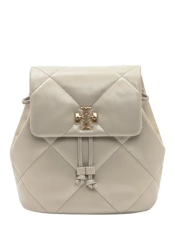 Tory Burch Quilted Mini Backpack - Light Stone