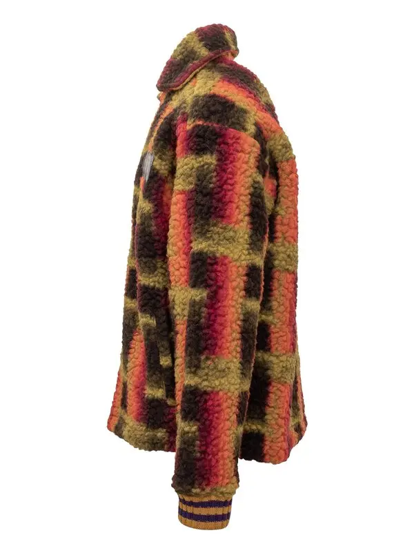 Gcds Multi-pattern Fleece Jacket - Mix