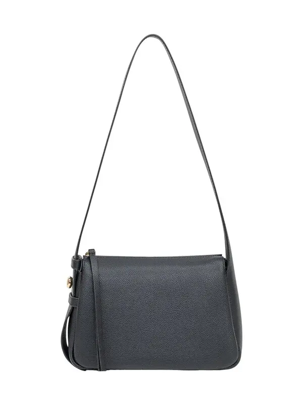 Tory Burch Leather Shoulder Bag - Black