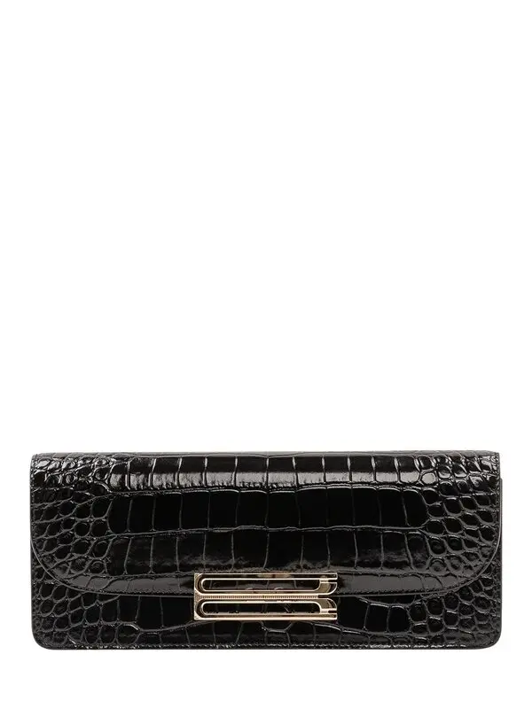 Victoria Beckham Mini Luxe East-west Clutch - Black