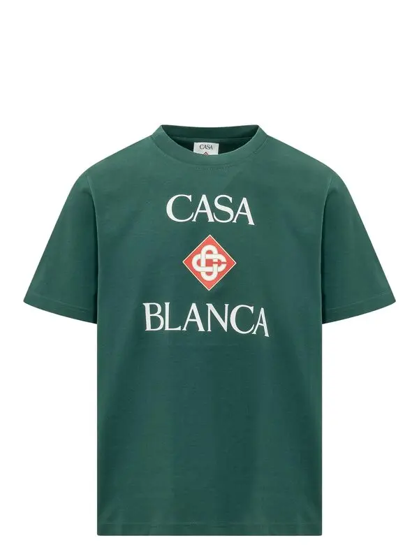 Casablanca Classic Organic Cotton T-shirt - Green