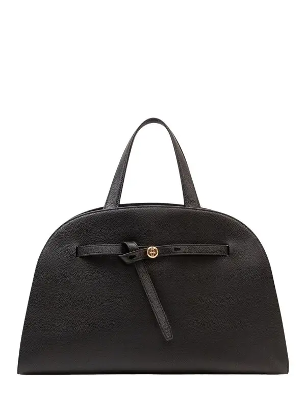 Tory Burch Romy Bauletto Handbag - Black