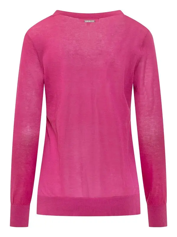 Michael Kors Sweater With Neck Detail - Brtwildbrry