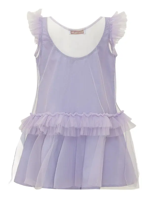 Monnalisa Elegant Mini Suit - Glicine