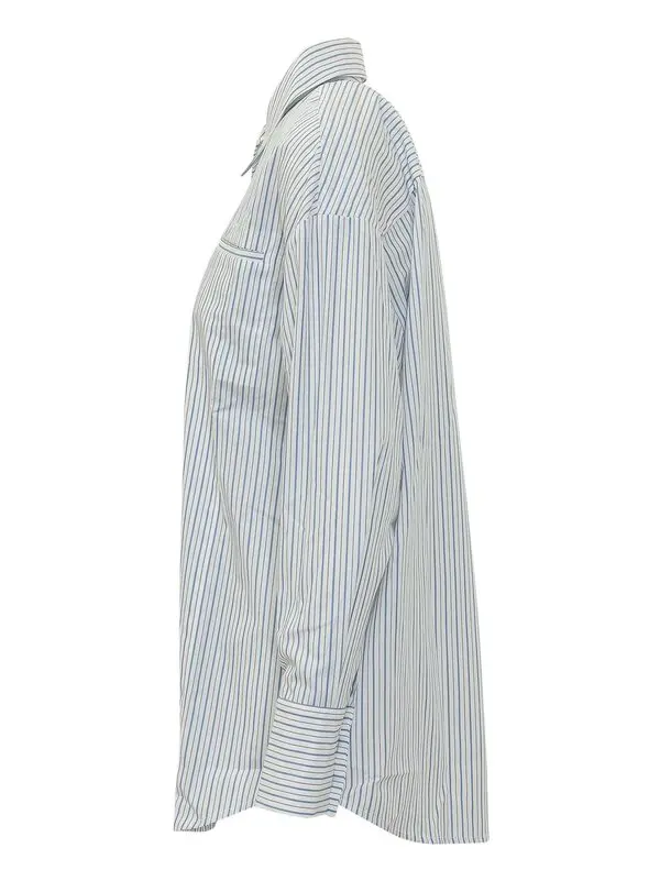 BALOSSA Striped Button-up Shirt - 1