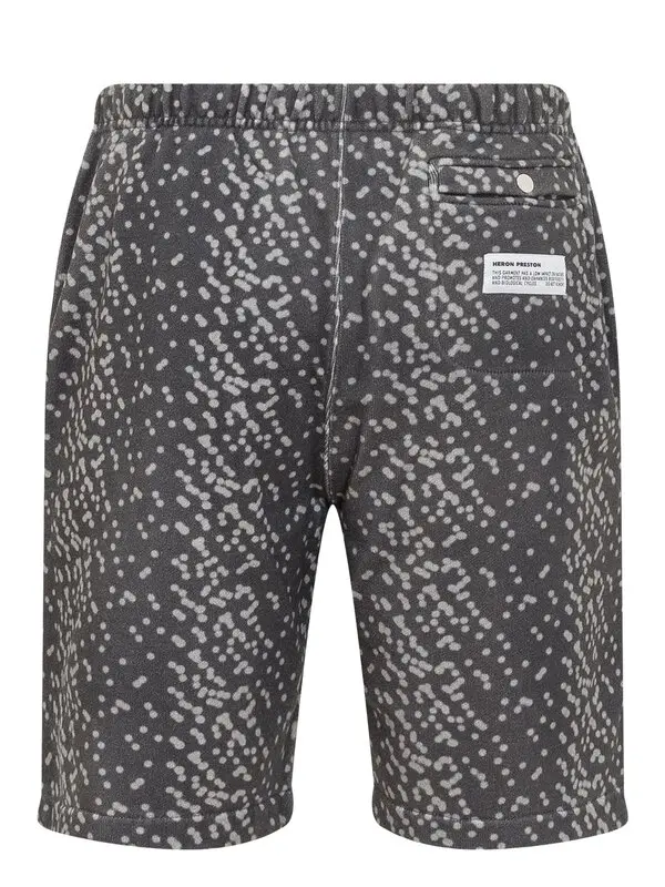 Heron Preston Trendy Polka Dot Cotton Shorts - Nero