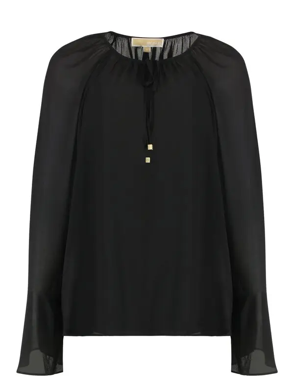 Michael Kors Polyester Blouse - Black