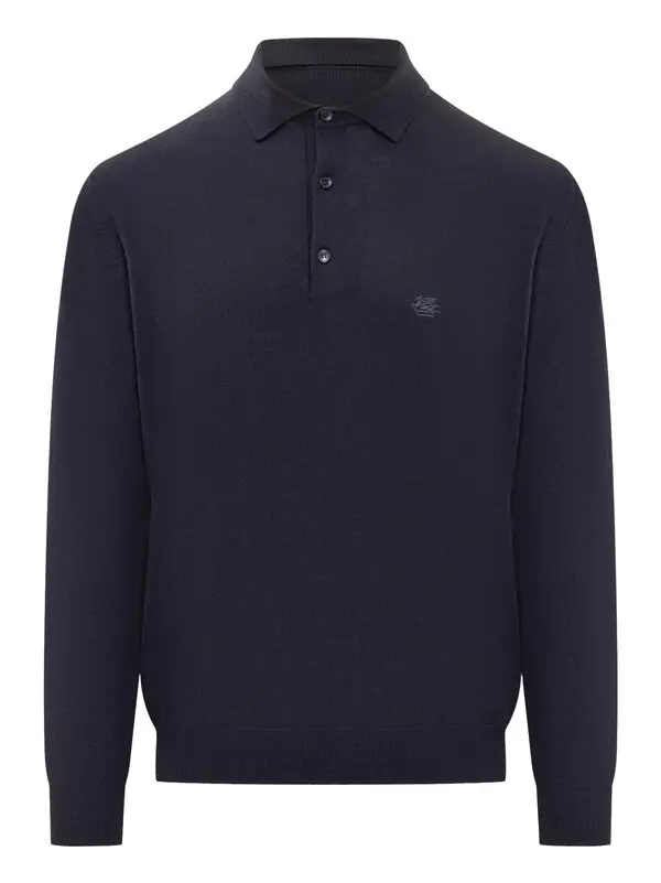 Etro Wool Knitwear Sweater - Blu