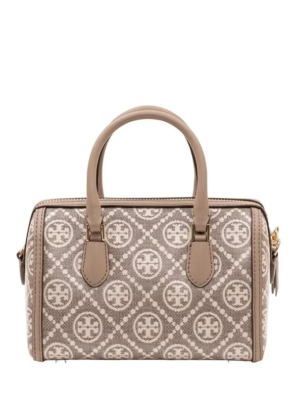 Tory Burch Monogram Barrel Handbag - Charcoal
