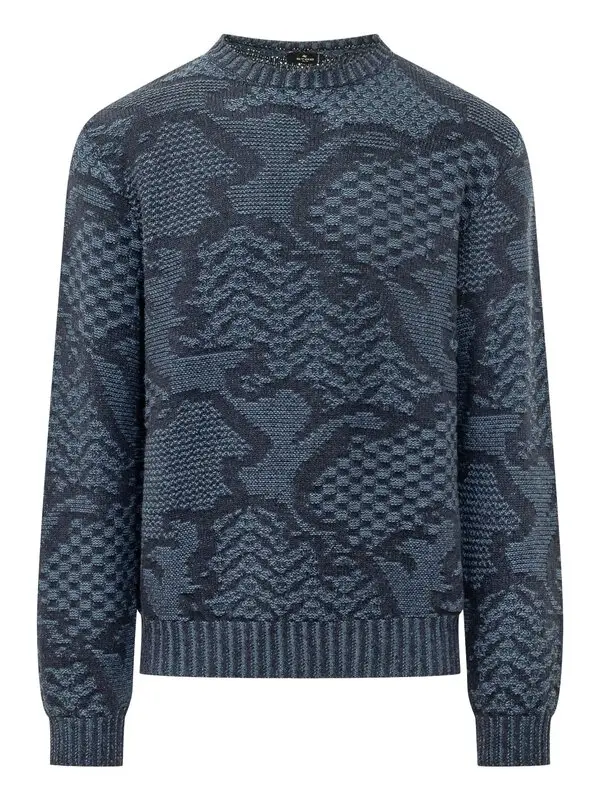Etro Rome Knit Crewneck Sweater - B0065
