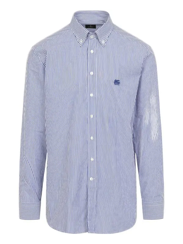 Etro Rome Logo Button-down Shirt - Multicolour