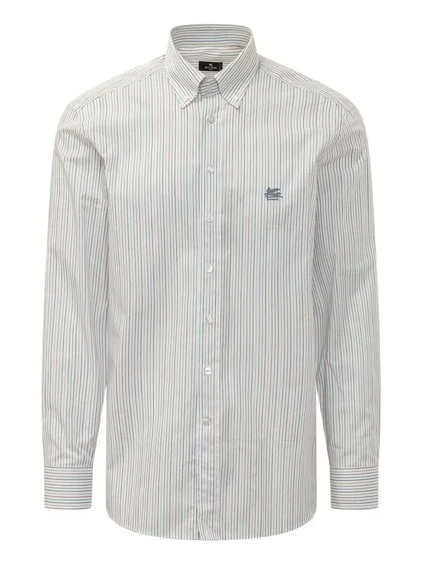 Etro Rome Logo Button-down Shirt - S9860