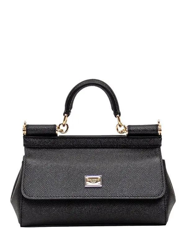 Dolce & Gabbana Leather Mini Handbag - Nero